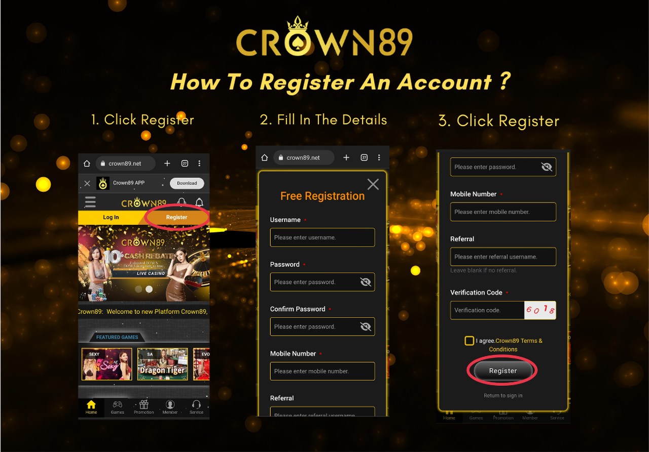 Sign Up - Crown89
