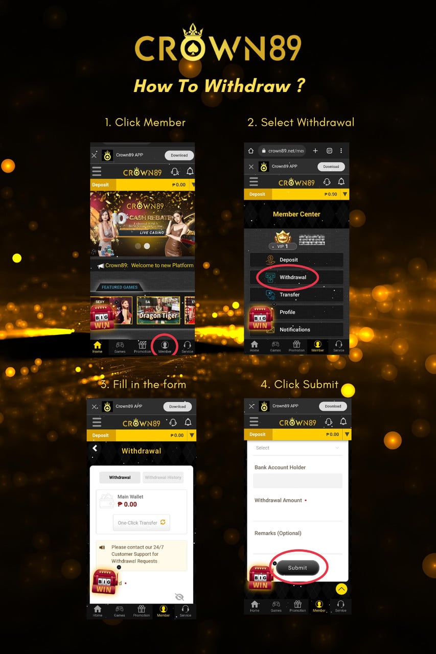 Withdrawal - Crown89